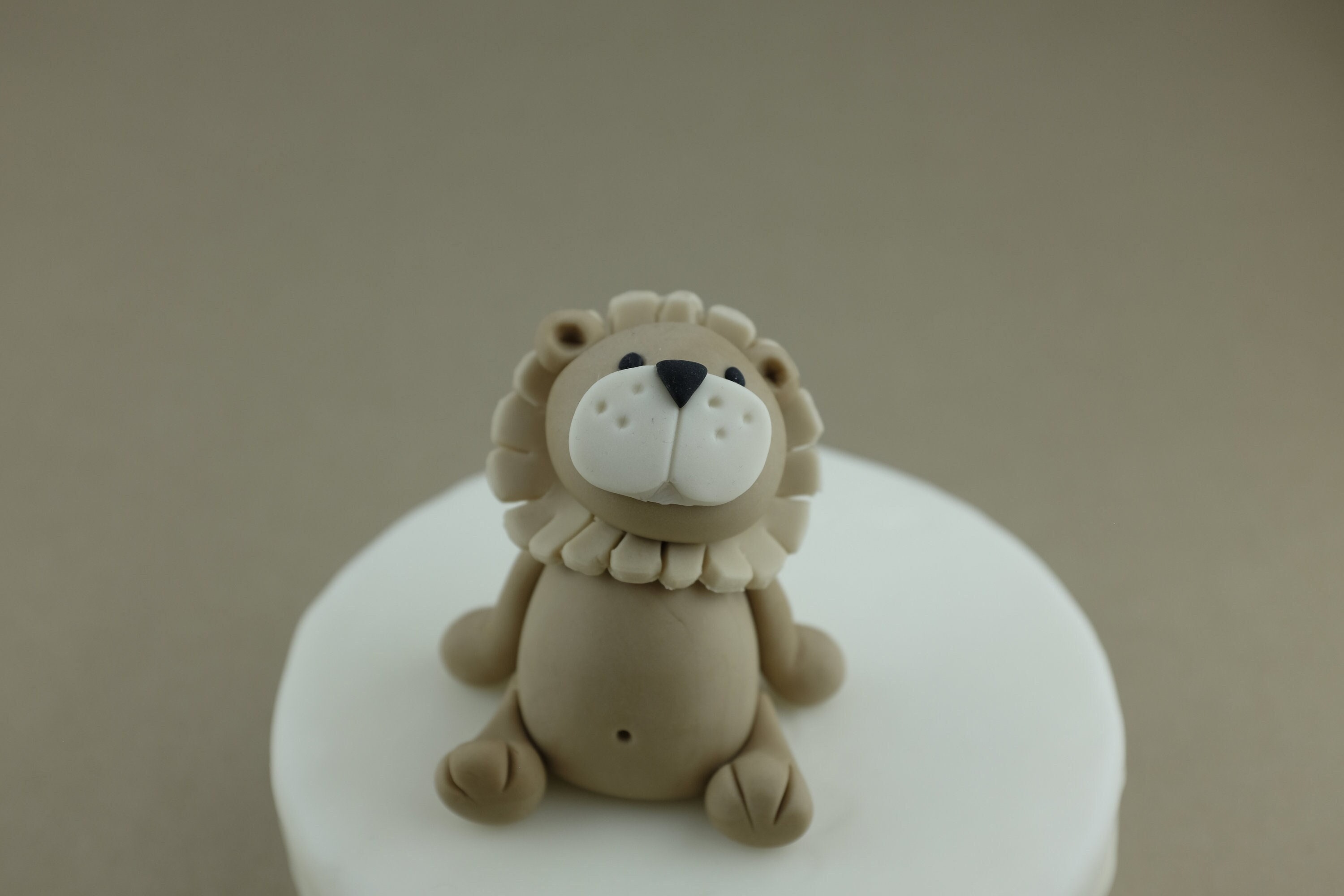 Fondant Lion Cake Topper - Safari Animal, Baby Shower Party - Etsy