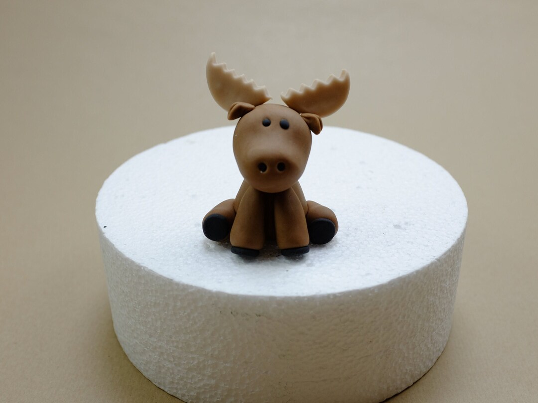Deer Fondant Cake Topper Birthday Fondant Cake Topper Deer Cake Fondant ...