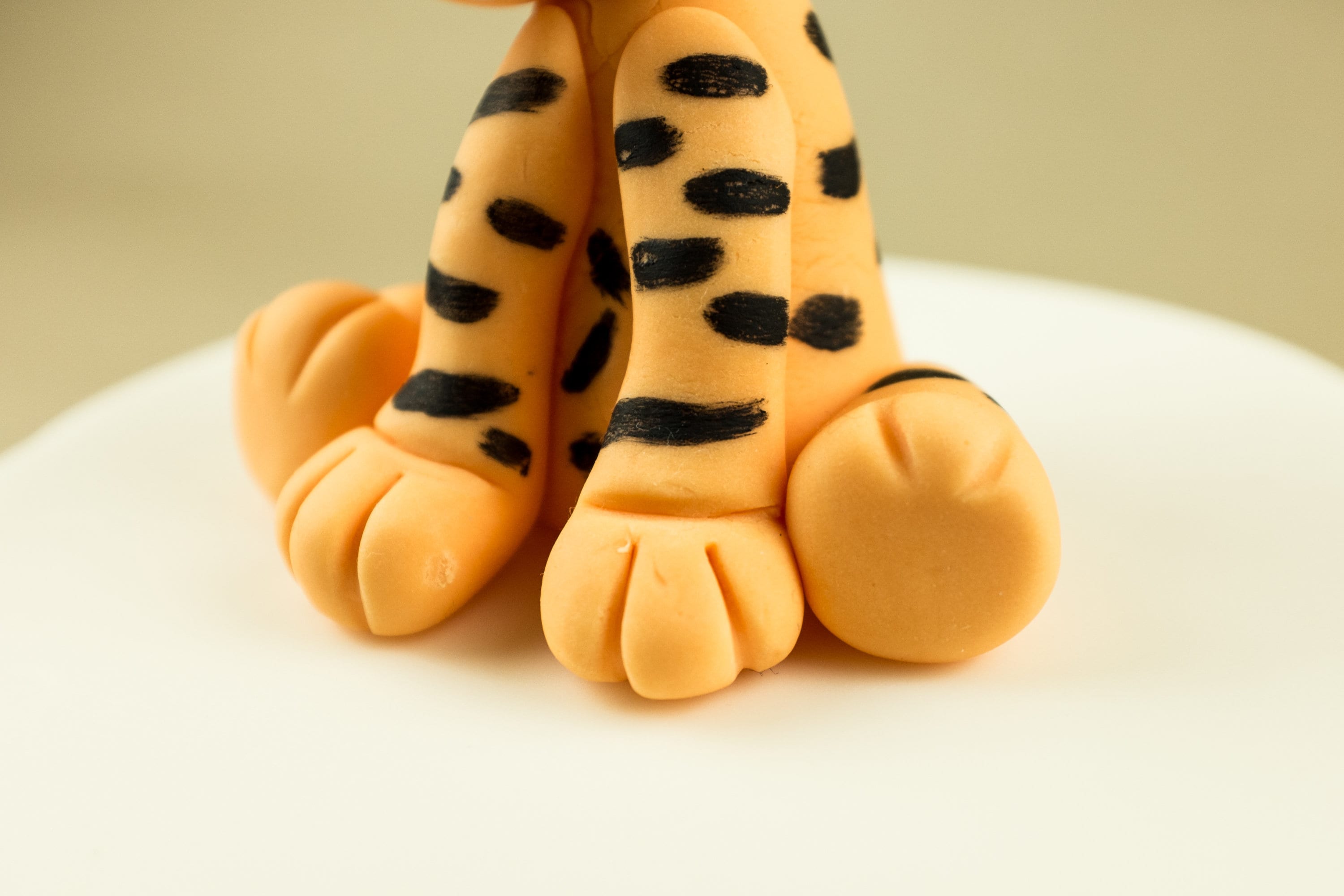 Fondant Tiger Cake Topper for Birthday Party Tiger Baby Shower Animal ...