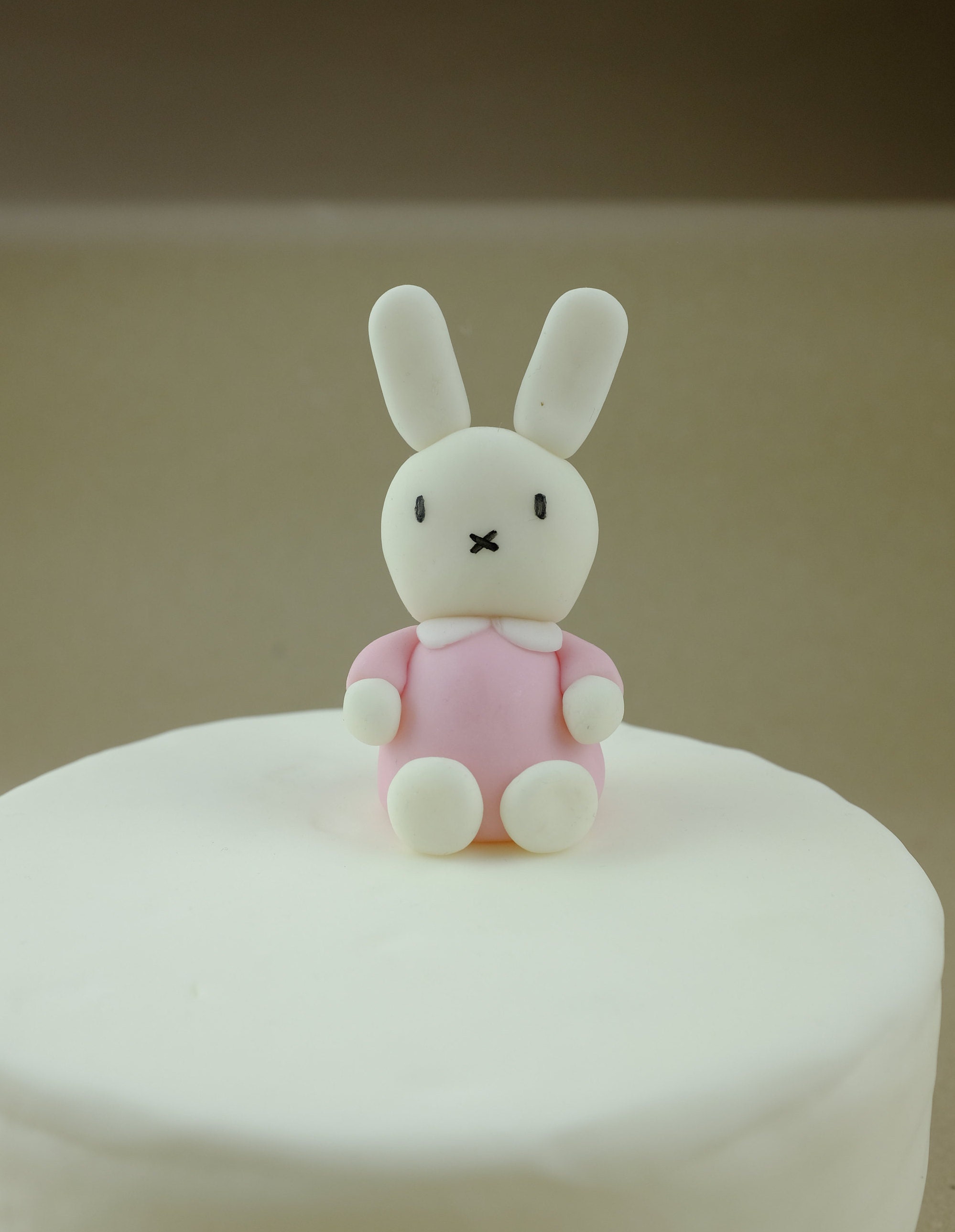 Miffy Cake Topper Fondant Miffy Rabbit Fondant Miffy Birthday Cake ...