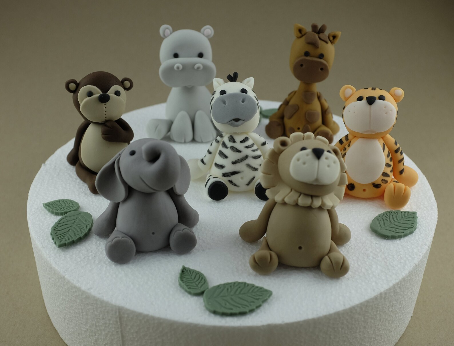 Giraffe Fondant Cake Topper for Safari Themed Birthday Safari Birthday ...