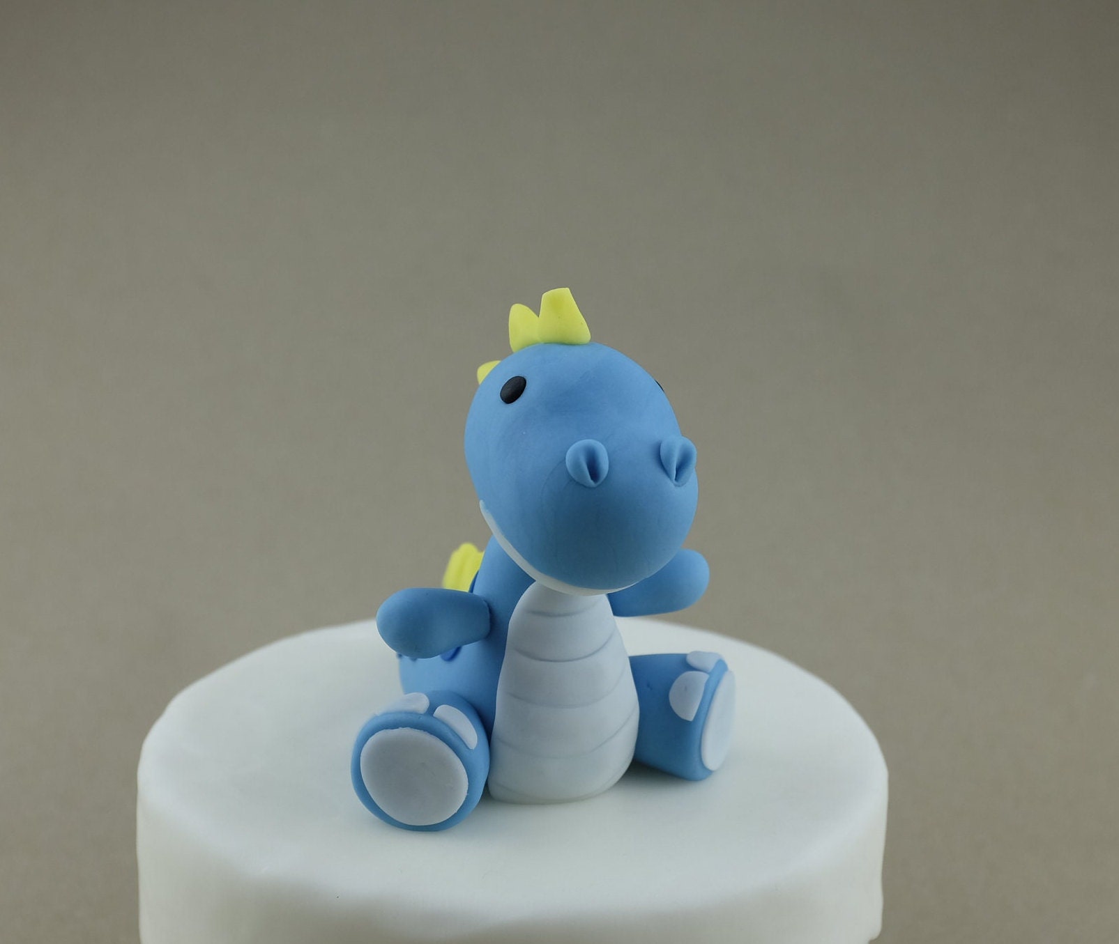 Fondant Dinosaur Cake Topper Dinosaur Party Decoration Dinosaur Baby ...