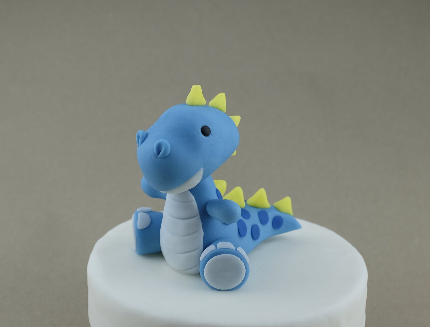 Fondant Dinosaur Cake Topper Dinosaur Party Decoration Dinosaur Baby ...