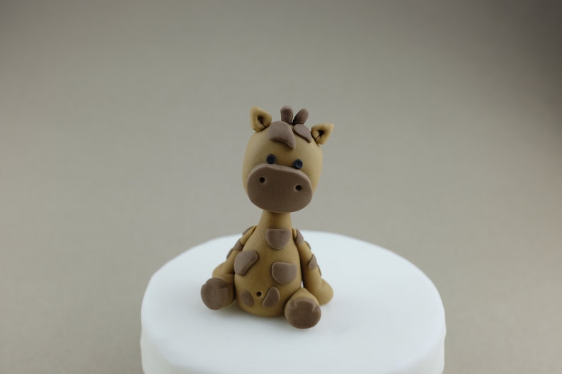 Giraffe Fondant Cake Topper for Safari Themed Birthday Safari Birthday ...