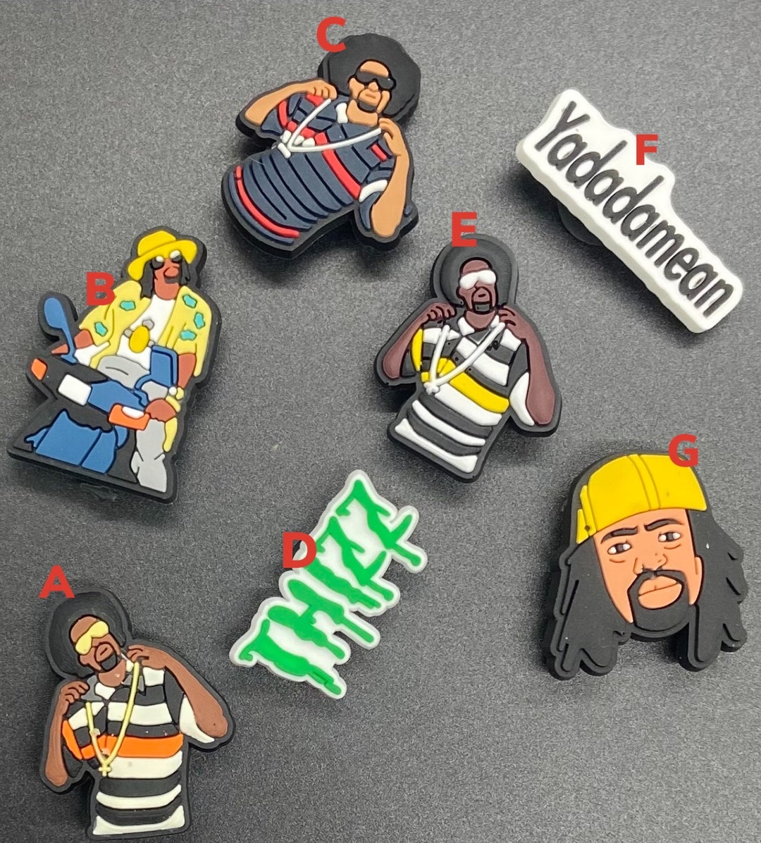 Bay Area Rapper Shoe Charms - Etsy