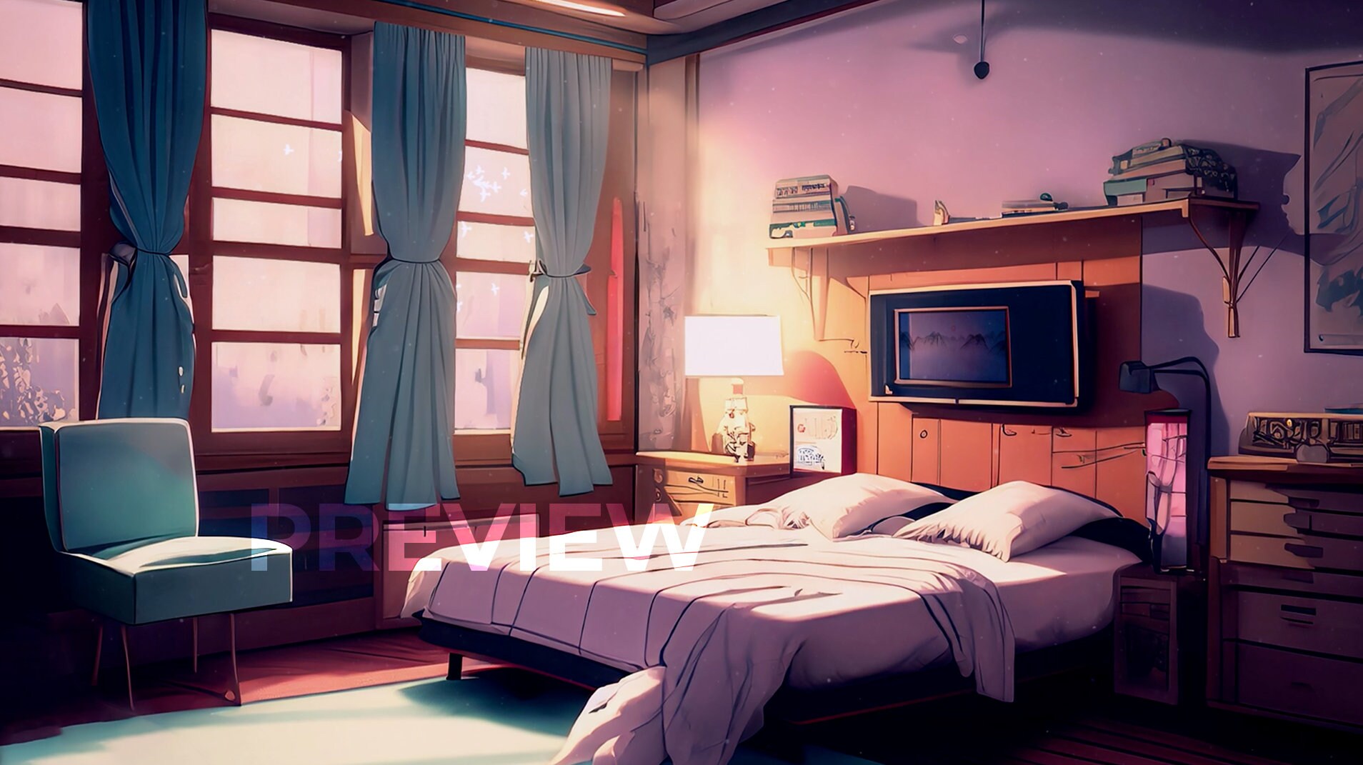 Vtuber Background Animated Virtual Background Stream Room Background ...