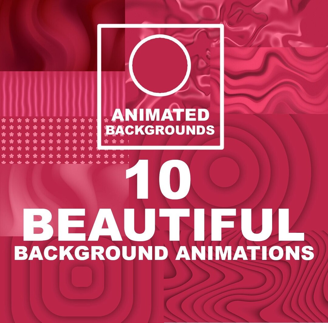 Viva Magenta Animated Backgrounds - Etsy