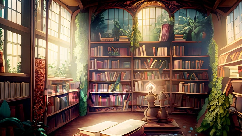 Vtuber Background Animated Virtual Background Stream Room Background ...