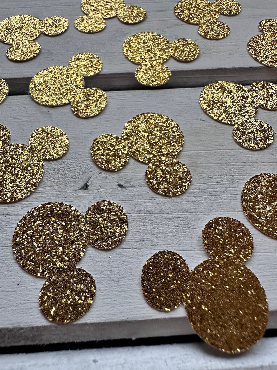 Gold Glitter Mickey Mouse Table Confetti Scatter Party Decor Decoration ...