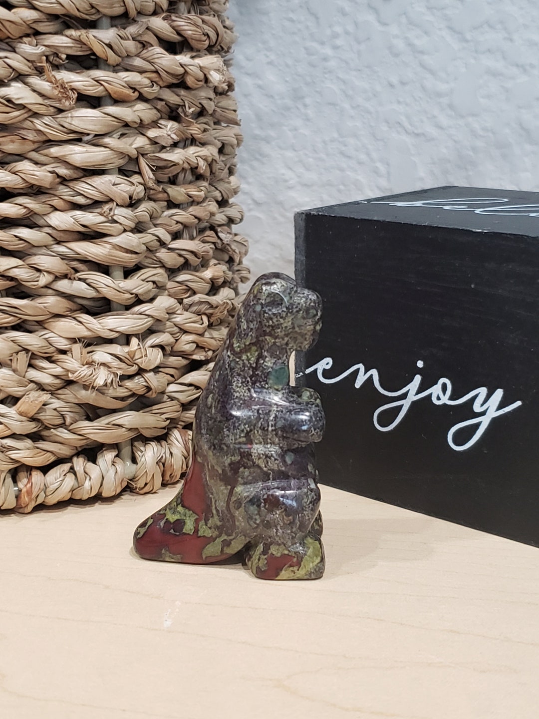 Dragon's Blood Jasper Dinosaur Crystal Carving - Etsy