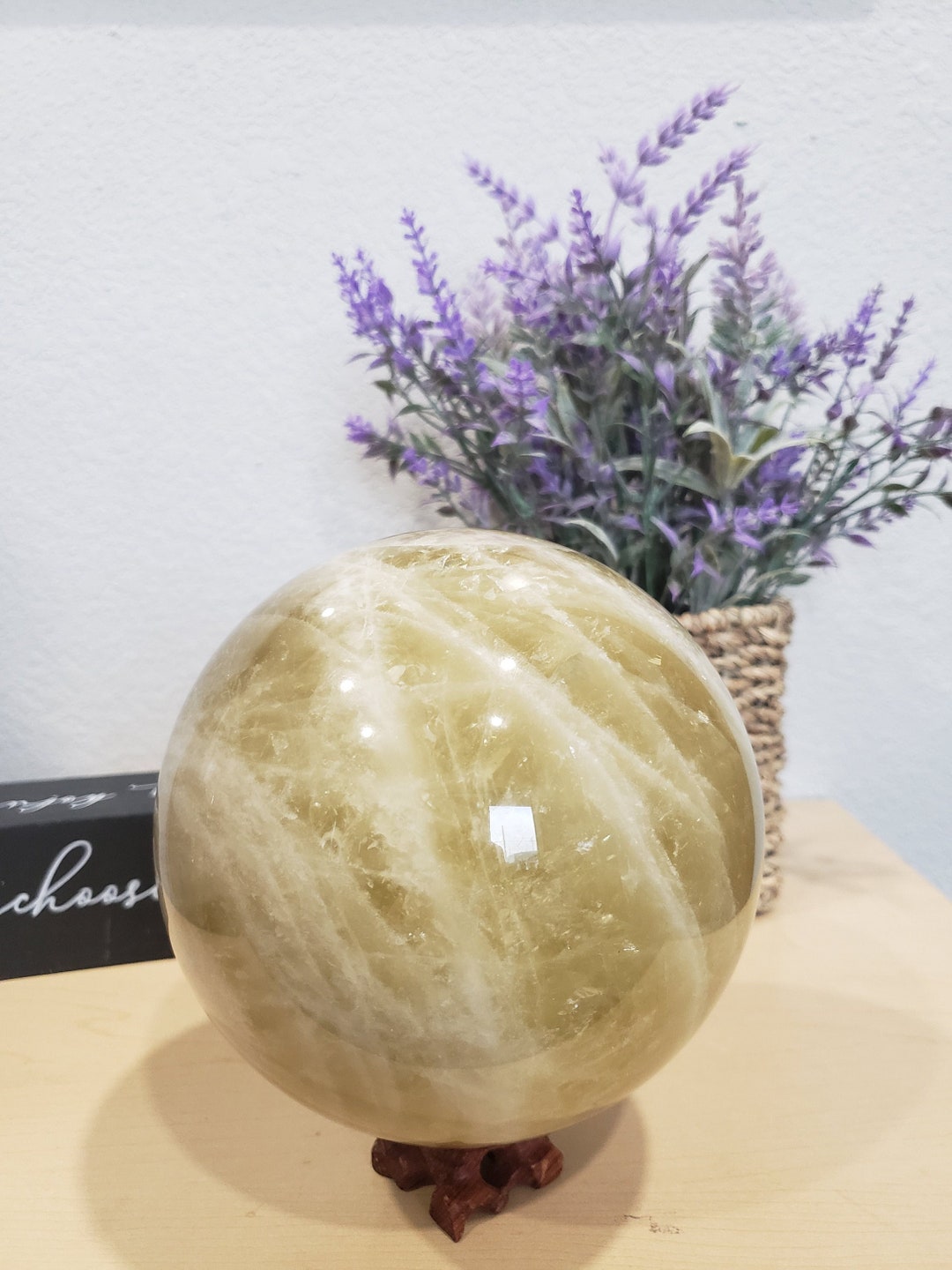 8.684 Lbs Large Citrine Crystal Sphere - Etsy