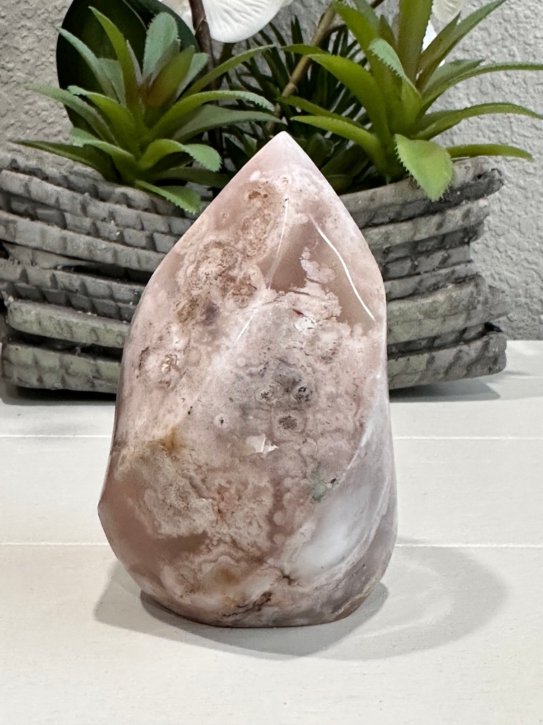 Flower Agate Cherry Blossom Flame - Etsy