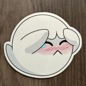 Adorable Mario Bros Yoshi and Boo 3-inch Stickers - Etsy