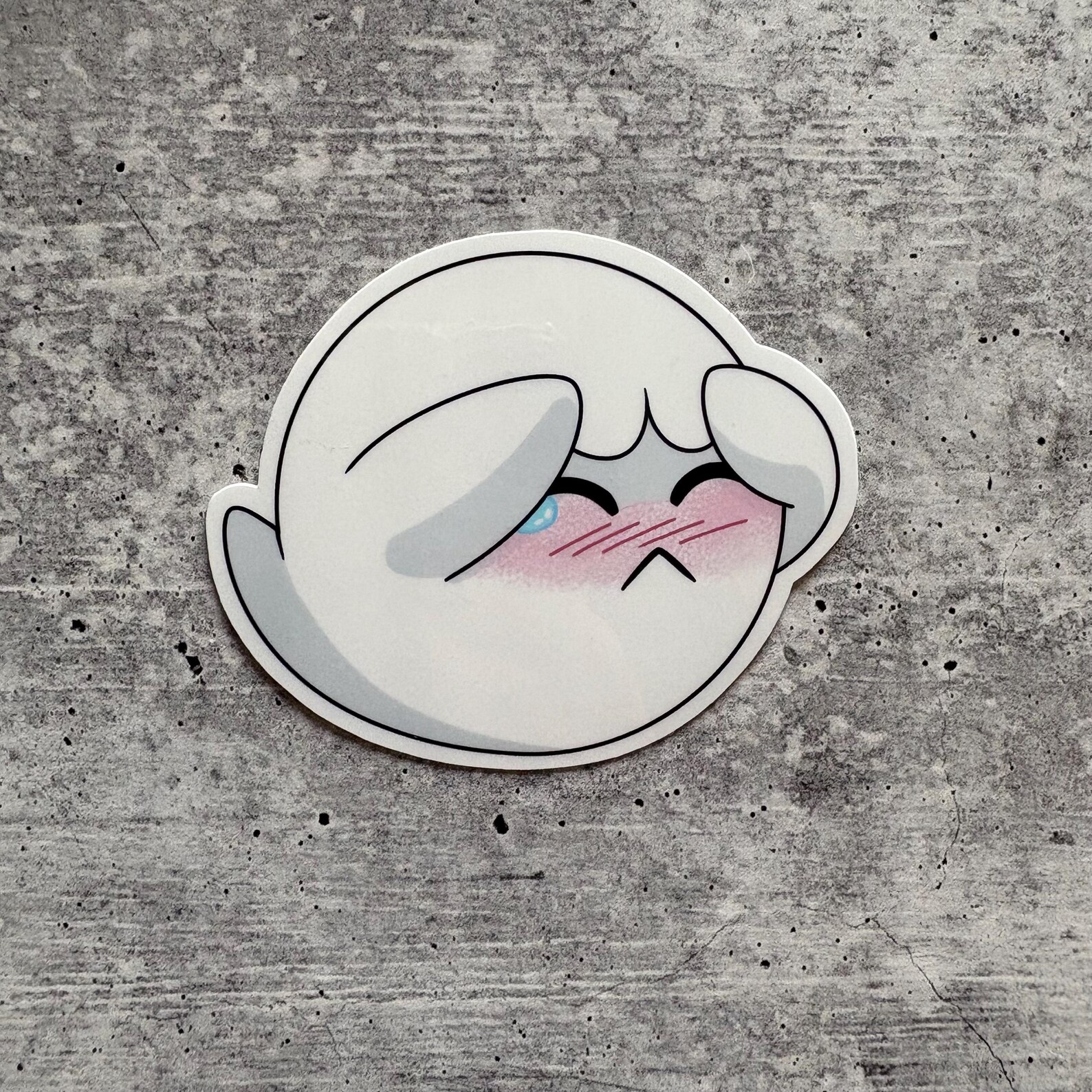 Mario Bros: Yoshi and Boo Vinyl Stickers - Etsy