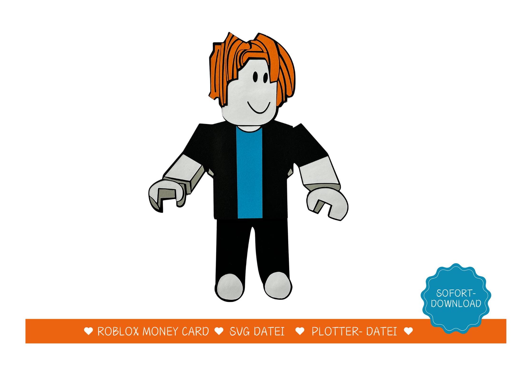 Plotter File, Roblox, Robux, Voucher Card, Money Card, Sewing Pattern ...