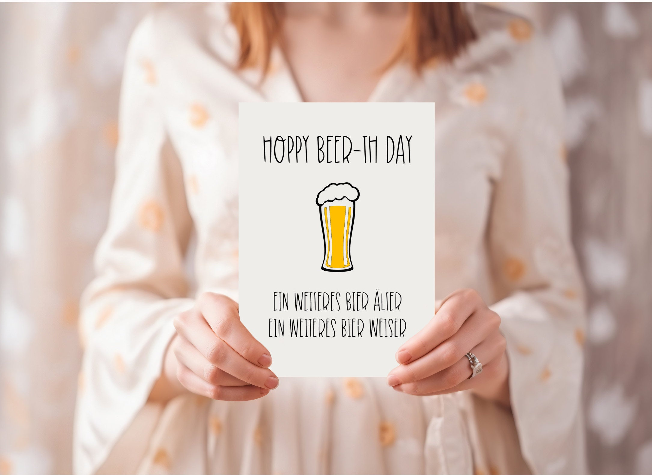 Plotter File, Beer, Birthday, Happy Beer-th Day Card SVG, Birthday Card ...