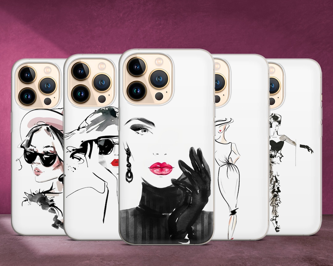 Parisian Women Phone Case Fashion Women Shopping Cover for iPhone 14 ...