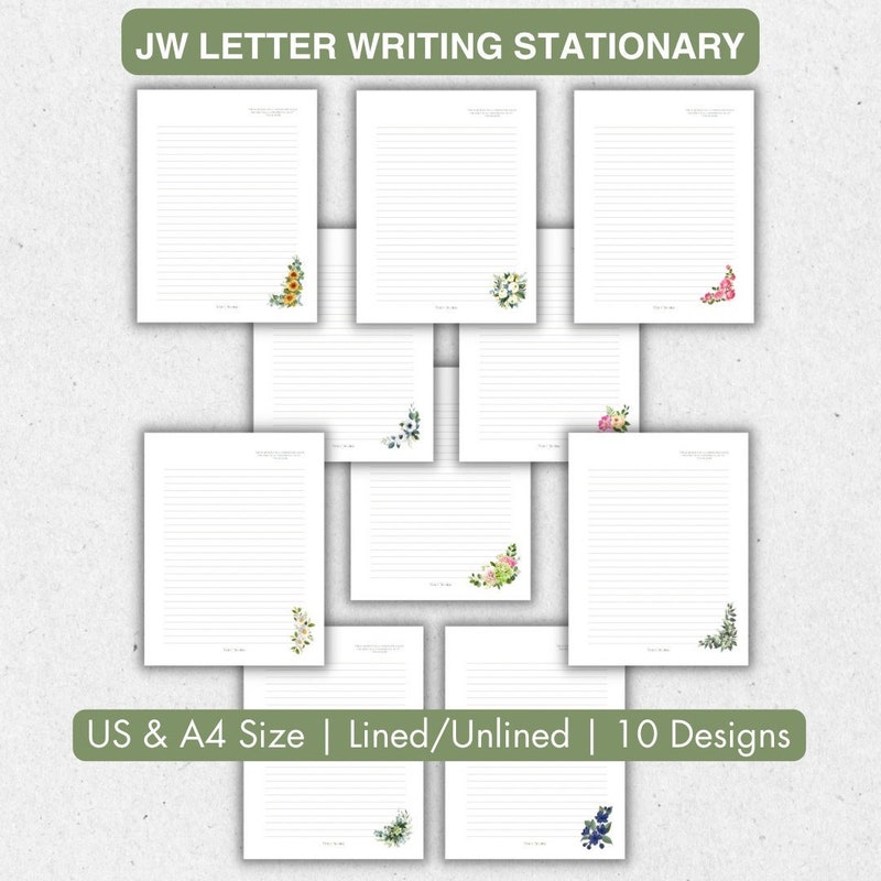 Jw Letter Writing - Etsy