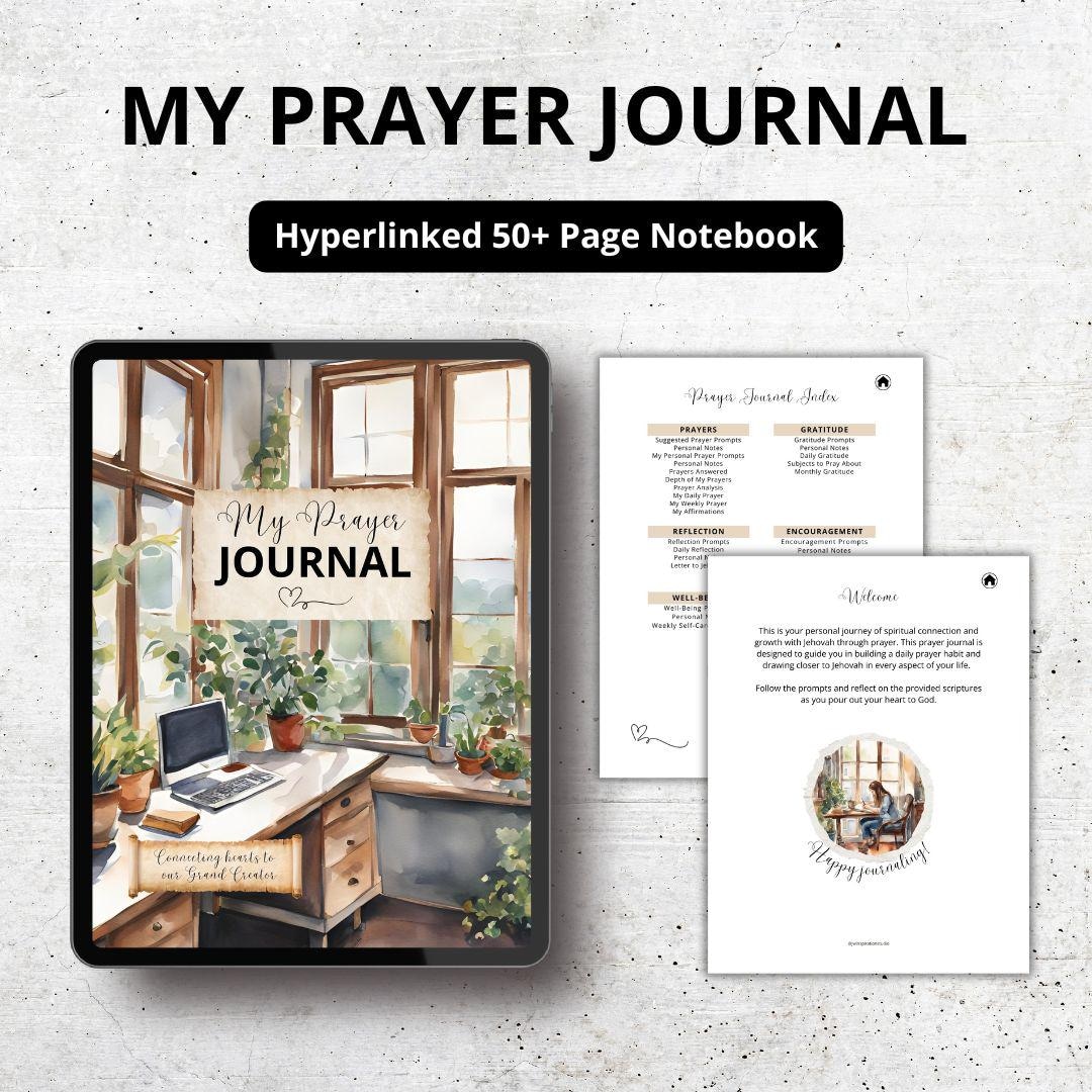 JW Prayer Journal: Daily Christian Prompts (digital PDF) - Etsy