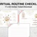JW Spiritual Routine Checklist JW Personal Study - Etsy