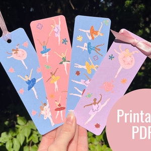 Sleeping Beauty Ballet Inspired Bookmarks, Printable PDF Instant ...