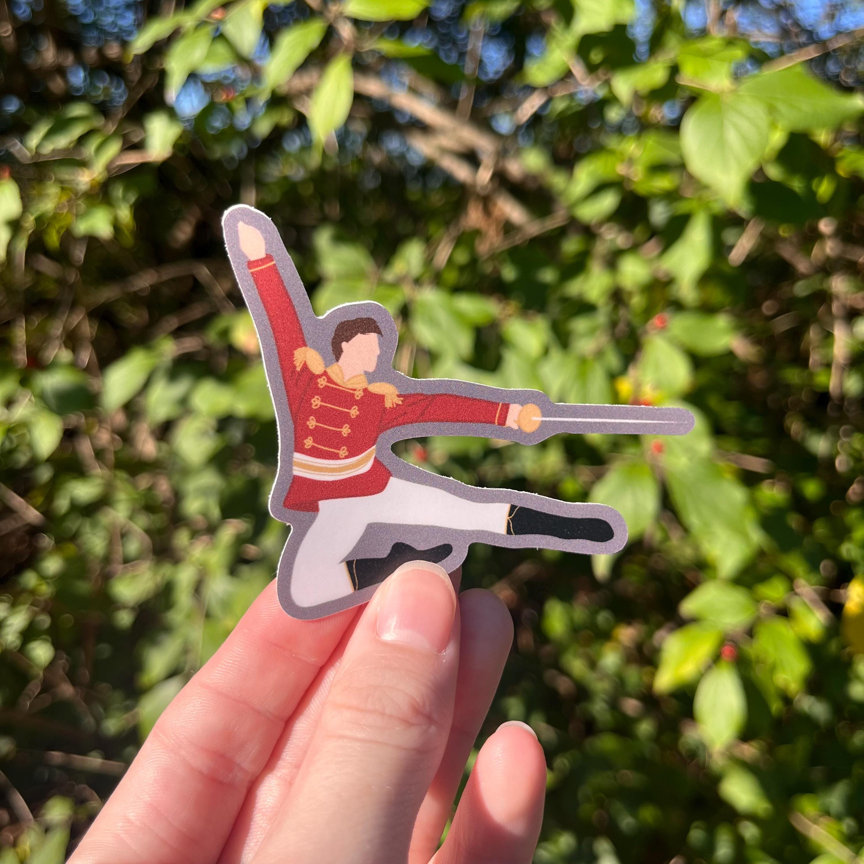 Nutcracker Prince Ballet Inspired Sticker, Waterproof 3" Ballet Sticker ...
