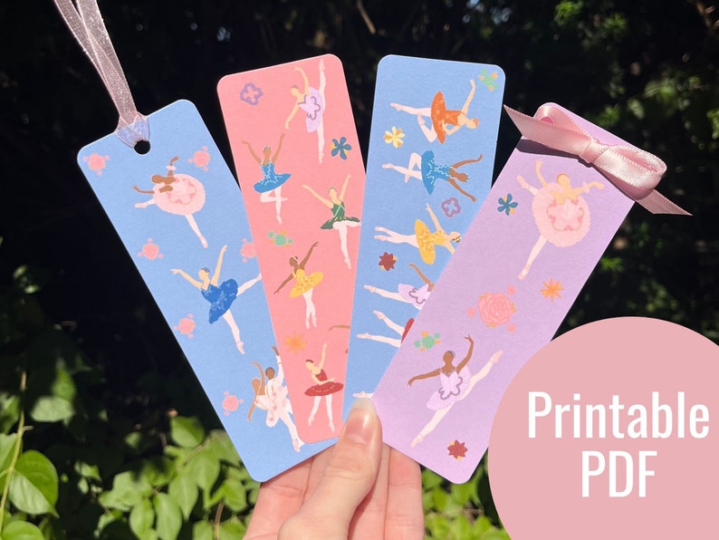 Sleeping Beauty Ballet Inspired Bookmarks, Printable PDF Instant ...