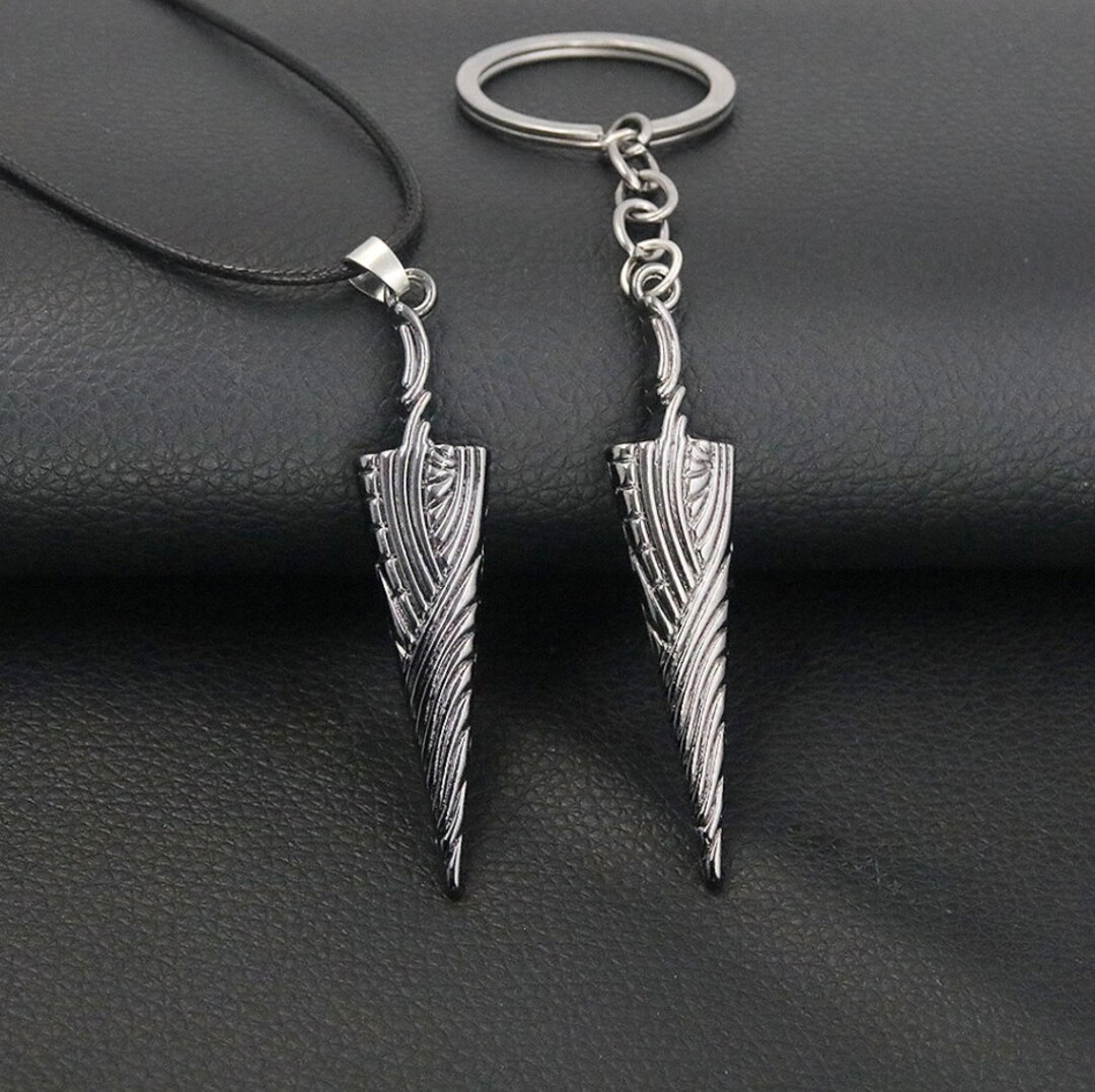 Game Inspired Necklace & Keychain Sword Pendant Keyring for Backpacks ...