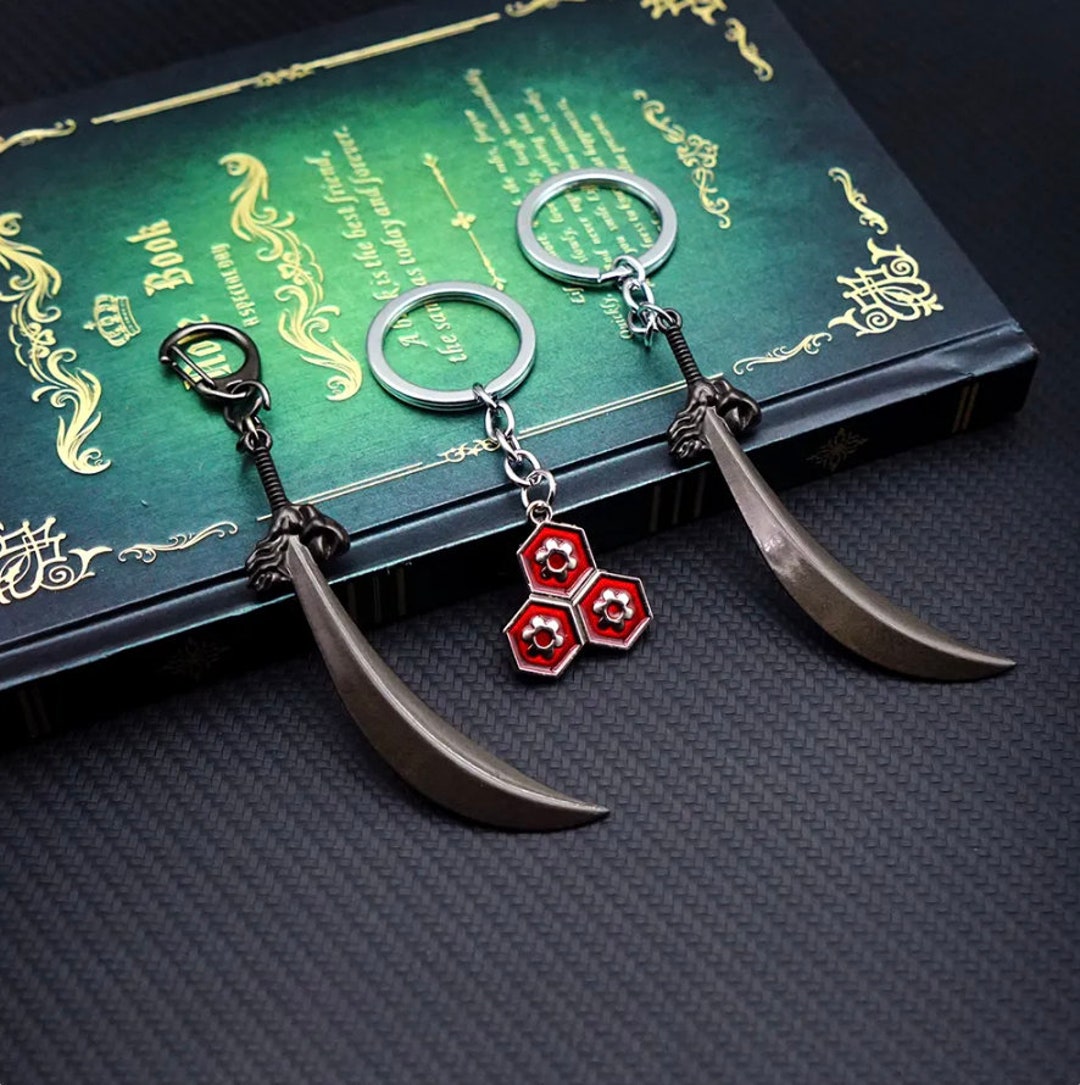 Anime Inspired Cutlass Keychain Sword Pendant Dagger Charm - Etsy