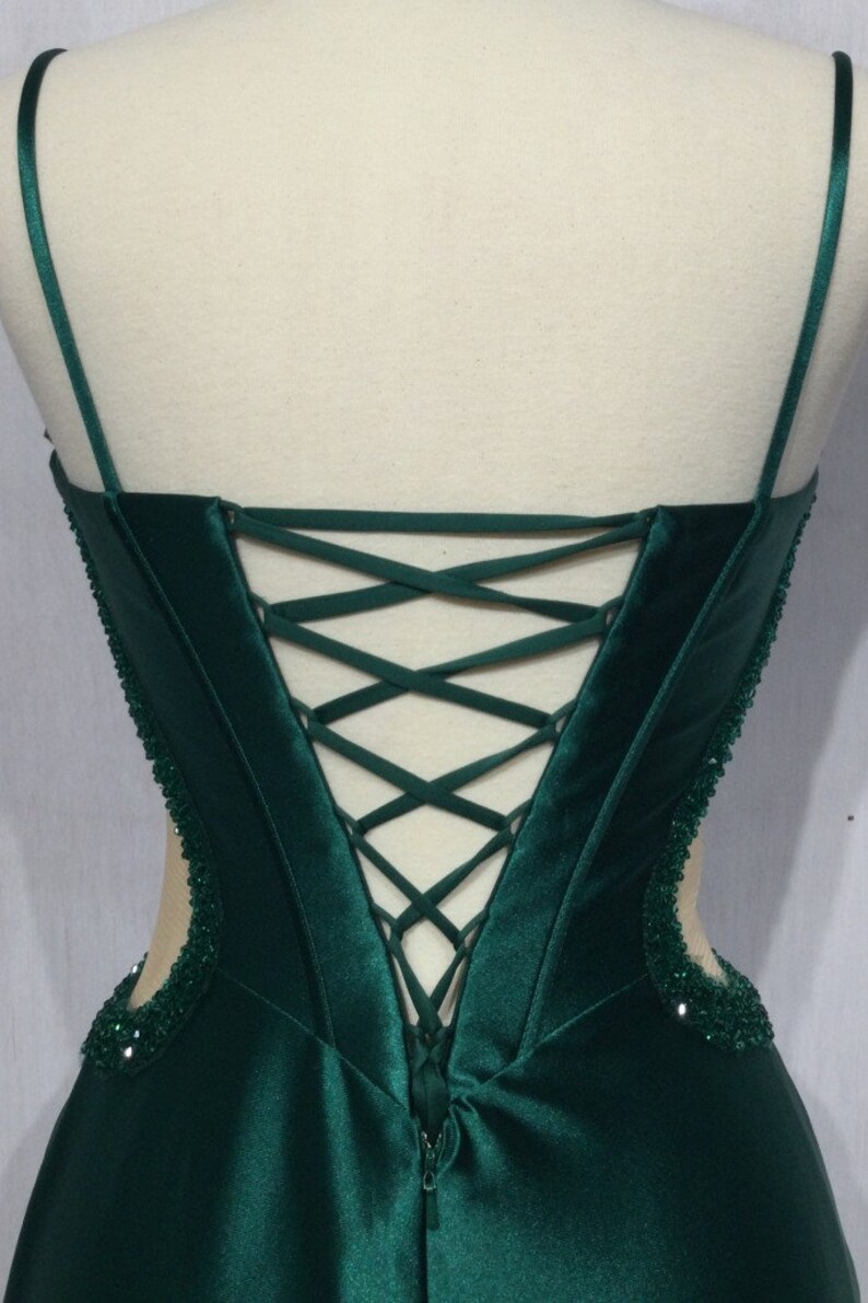 Fiona Corset Gown Bridesmaid Prom Gala Formal Gown Satin Gown Corset ...