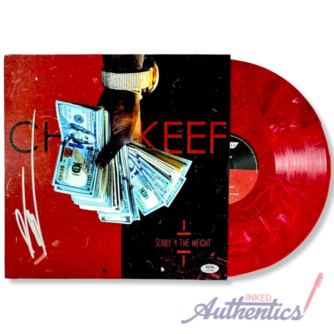 Chief Keef Signed Autographed Vinyl LP “sorry 4 the Weight” PSA/DNA ...
