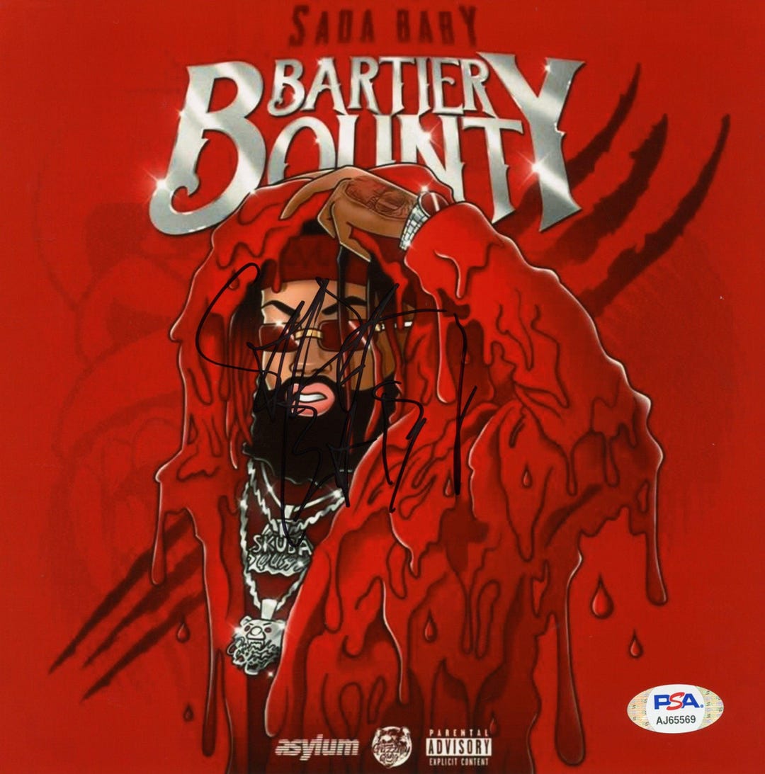 Sada Baby Signed Autographed 8x8 Photo "bartier Bounty" PSA/DNA ...