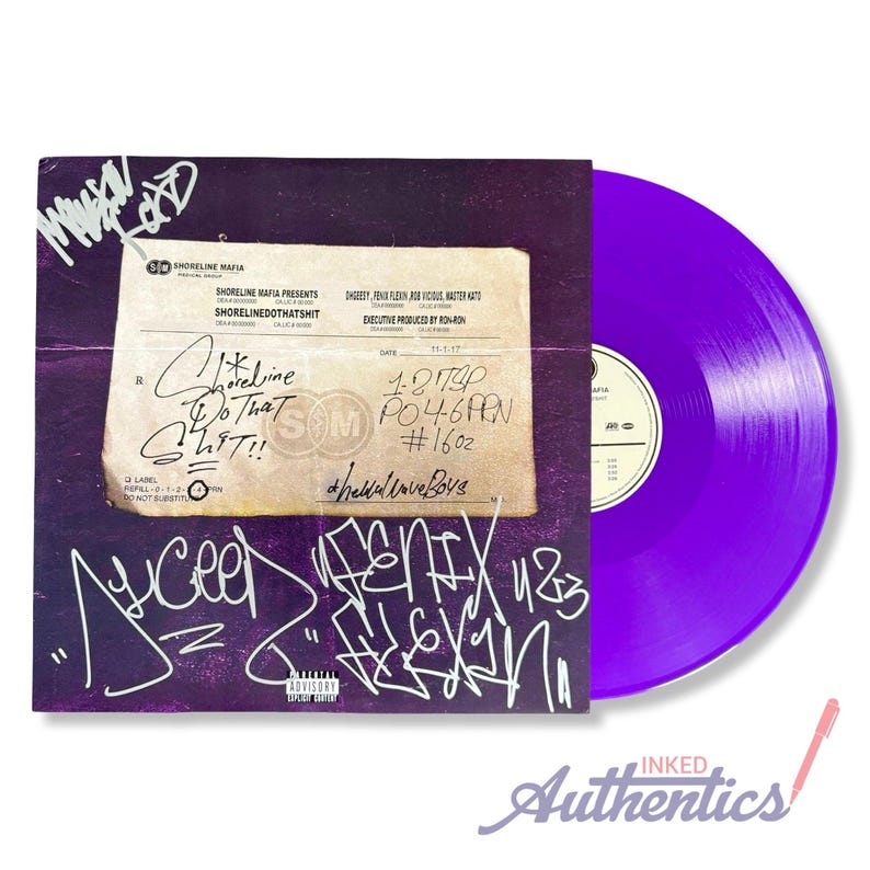 Shoreline Mafia Signed Autographed Vinyl LP "shorelinedothatshit” PSA/DNA Authenticated - Etsy