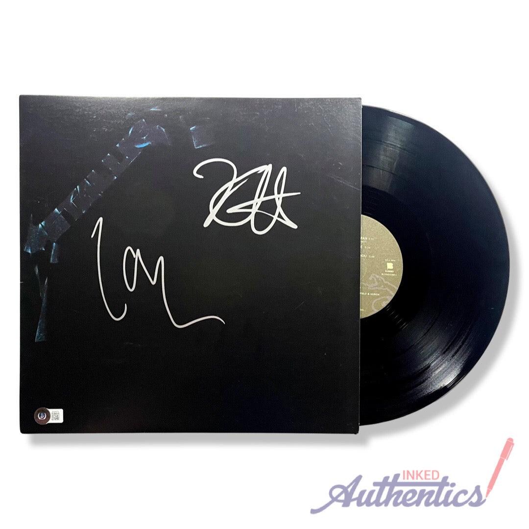 Metallica Signed Autographed Vinyl LP “metallica” PSA/DNA Authenticated ...