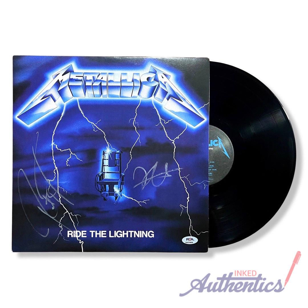 Metallica Signed Autographed Vinyl LP “ride the Lightning” PSA/DNA ...