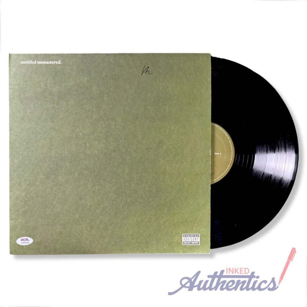 Kendrick Lamar Signed Autographed Vinyl LP “untitled Unmastered” PSA ...