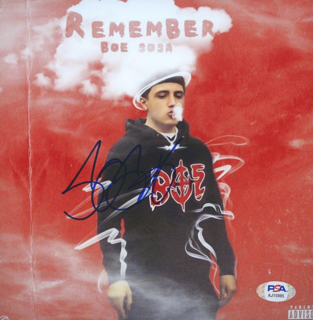 BOE Sosa Signed Autographed 8x8 Photo "remember" PSA/DNA Authenticated ...