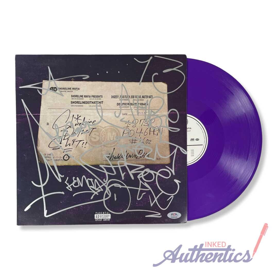 Shoreline Mafia Signed Autographed Vinyl LP "shorelinedothatshit” PSA/DNA Authenticated - Etsy