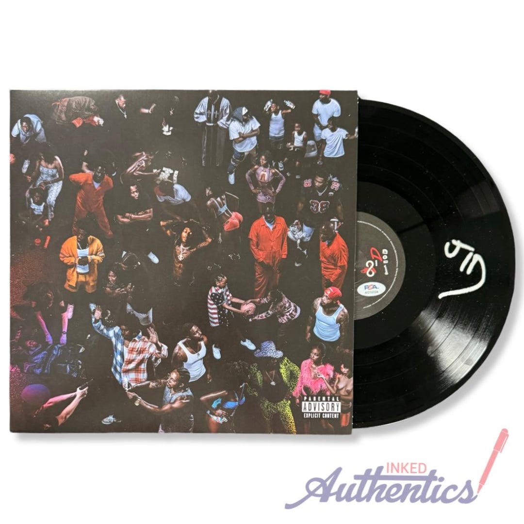J.I.D Signed Autographed Vinyl LP "the Forever Story" PSA/DNA ...