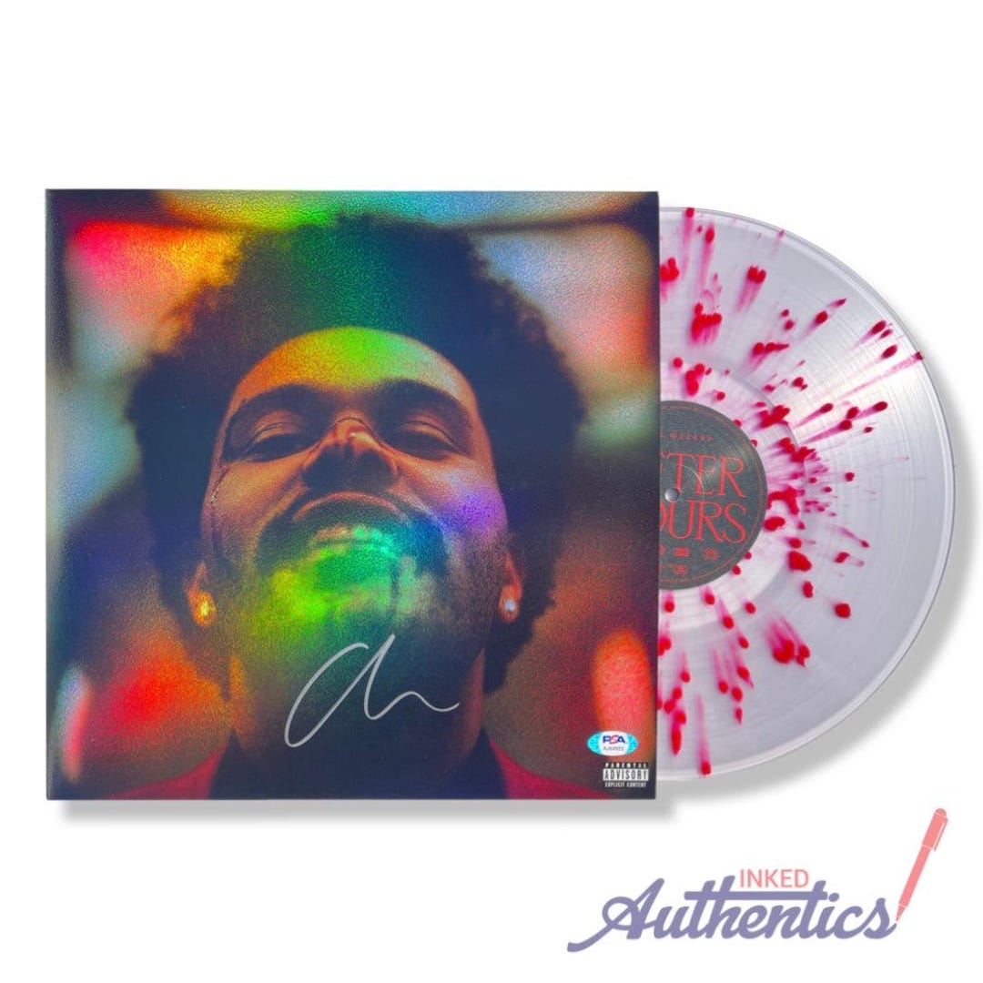 The Weeknd Signed Autographed Vinyl LP after Hours PSA/DNA ...