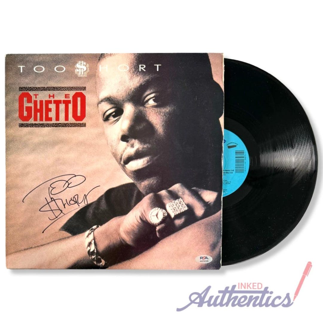 Too Short Signed Autographed Vinyl LP “the Ghetto” PSA/DNA ...