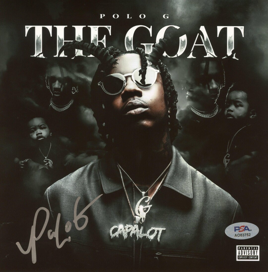 Polo G Signed Autographed 8x8 Photo “the Goat” PSA/DNA Authenticated - Etsy