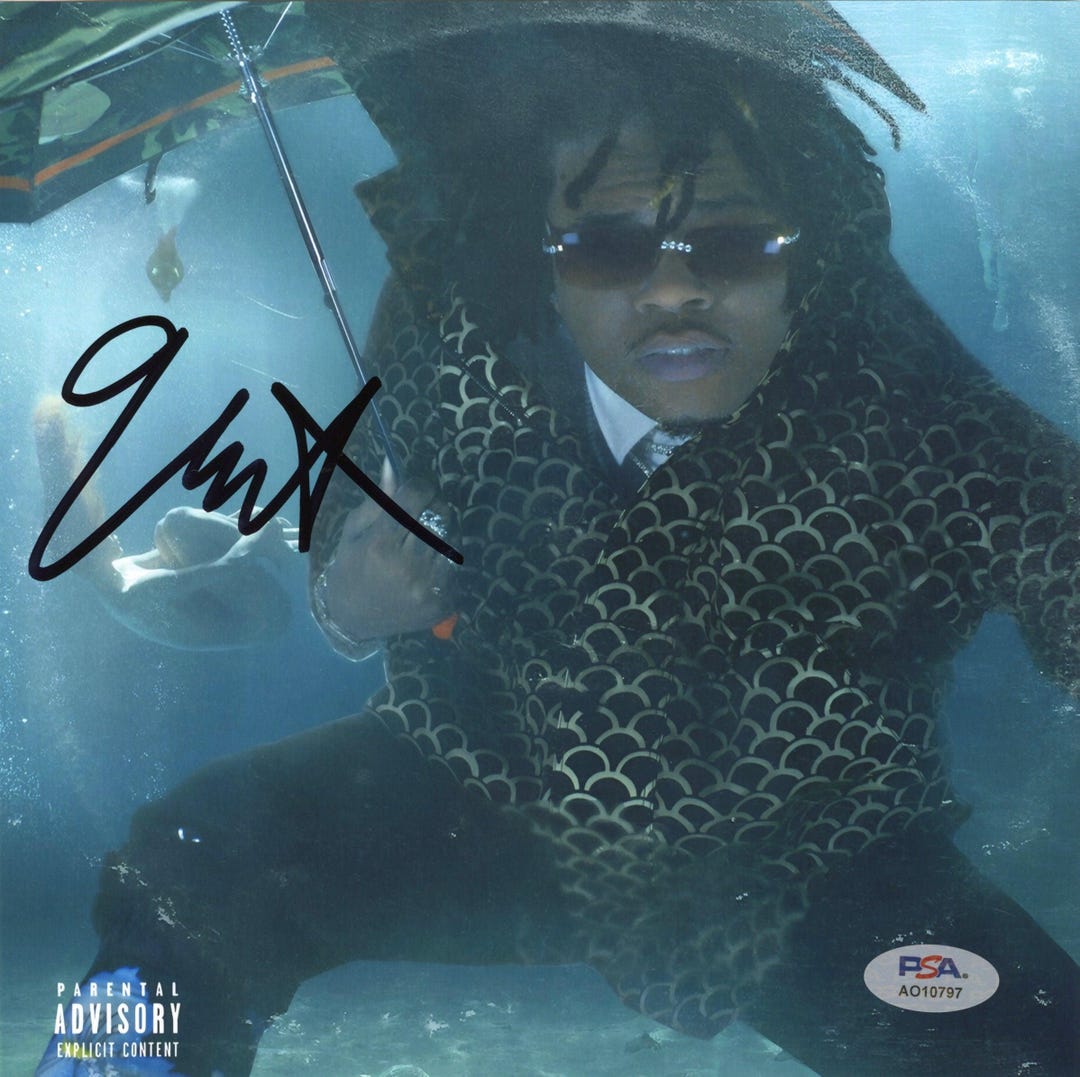 Gunna Signed Autographed 8x8 Photo "drip or Drown 2" PSA/DNA Authenticated - Etsy
