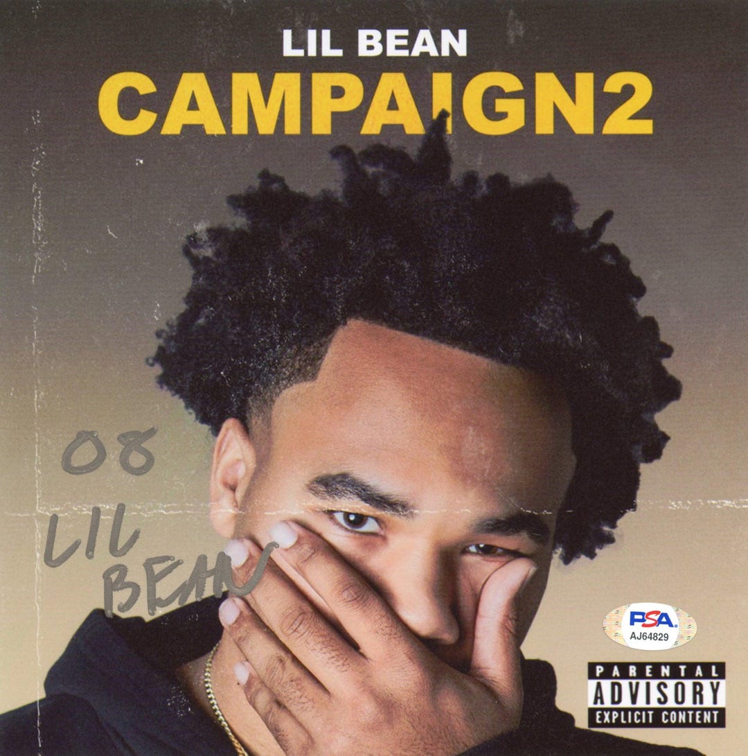 Lil Bean Signed Autographed 8x8 Photo "campaign 2" PSA/DNA ...
