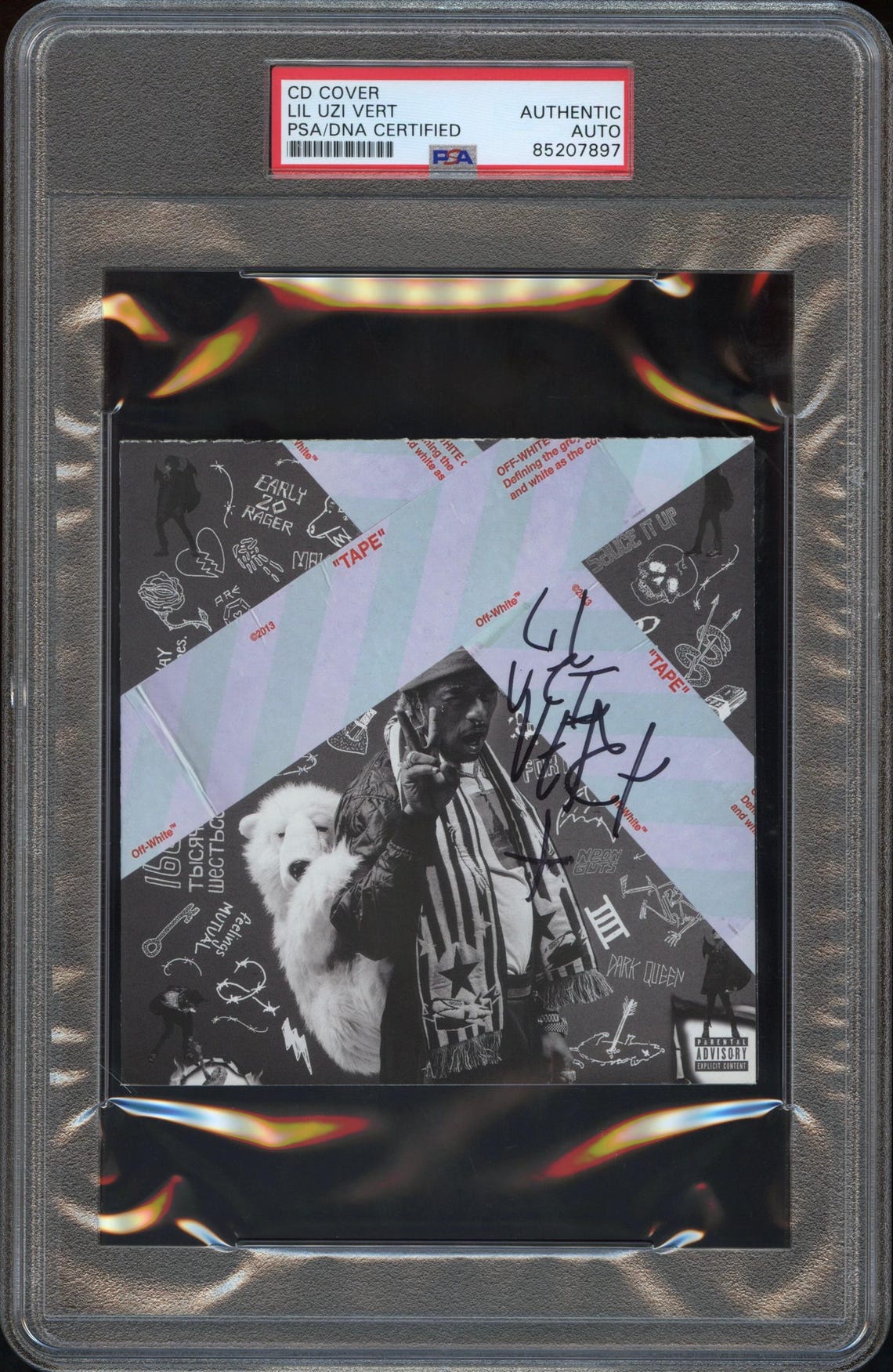 Lil Uzi Vert Signed Autographed CD Cover “luv is Rage 2” PSA/DNA Authenticated - Etsy
