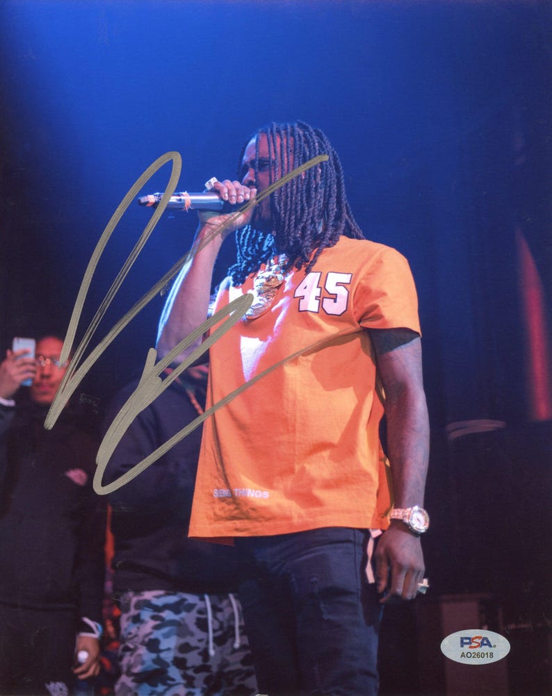 Chief Keef Signed Autographed 8x10 Photo PSA/DNA Authenticated - Etsy