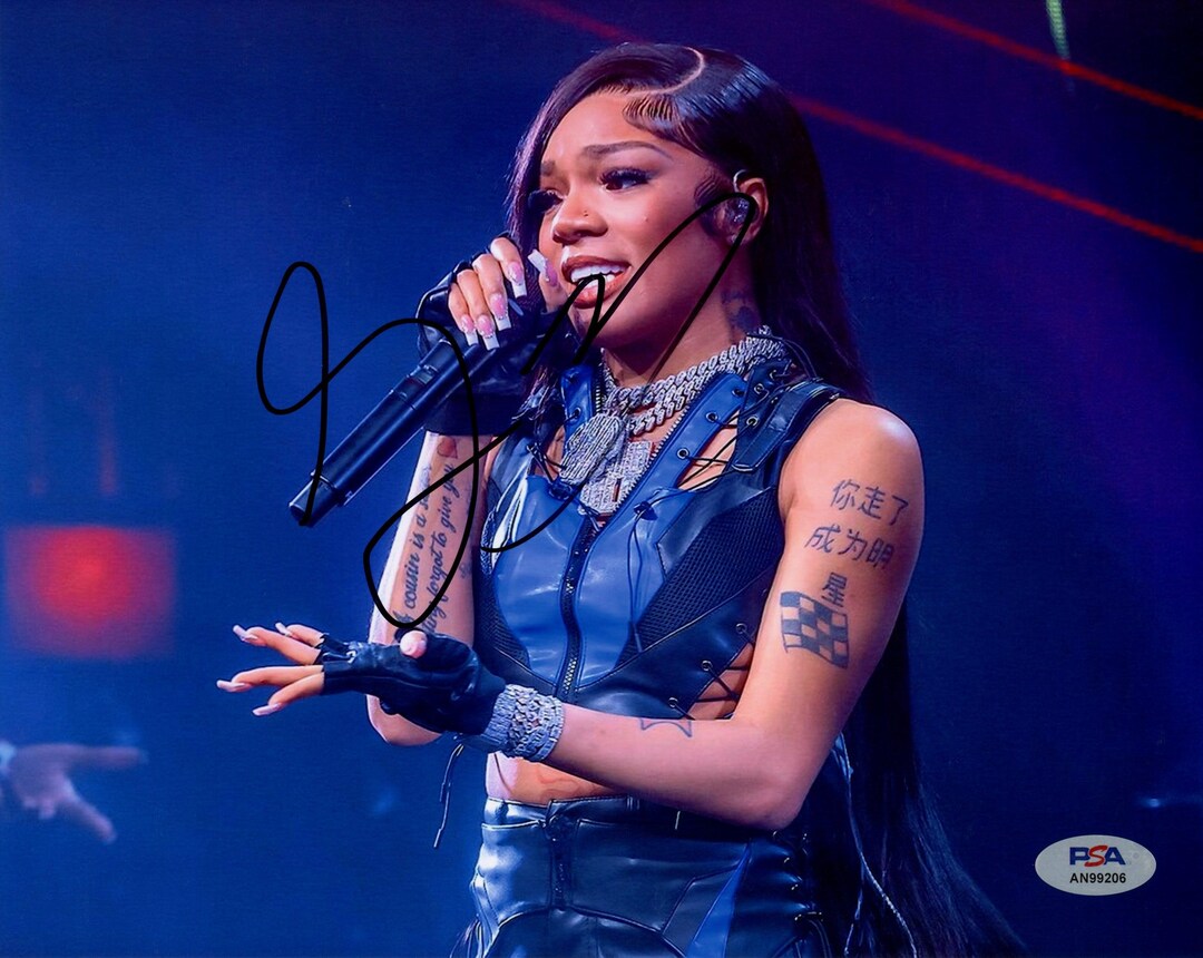Glorilla Signed Autographed 8x10 Photo PSA/DNA Authenticated - Etsy