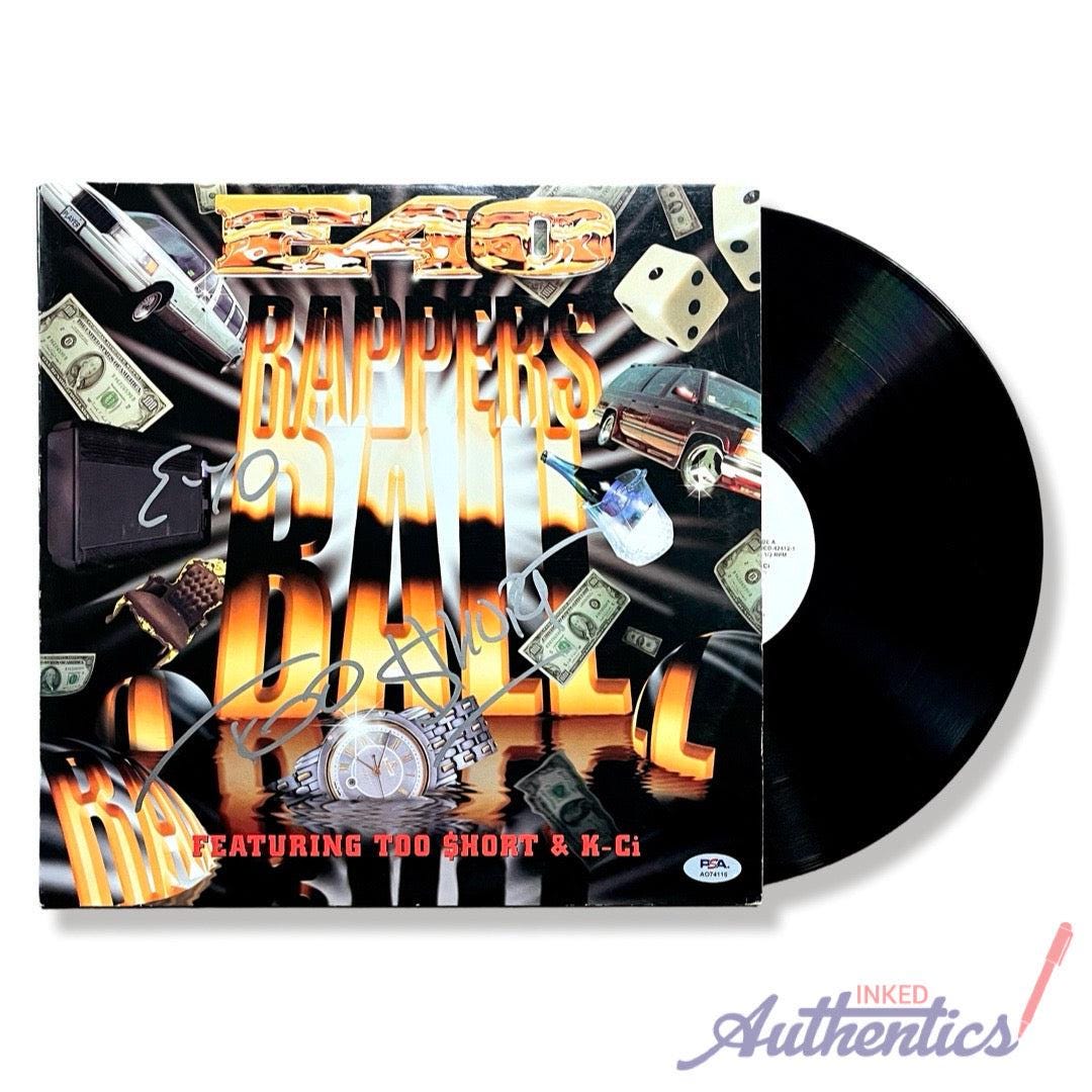 E-40 & Too Short Signed Autographed Vinyl LP “rappers Ball” Psa/dna ...