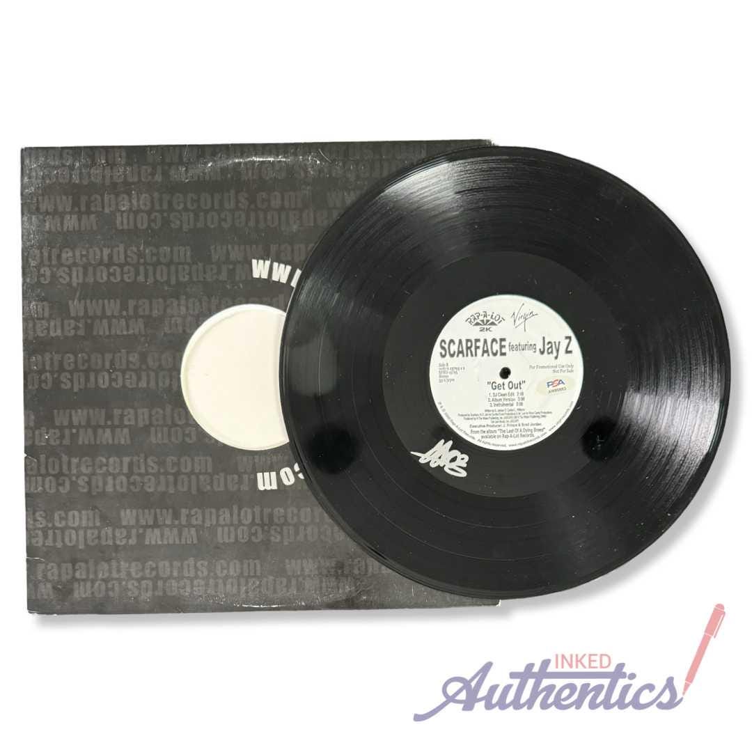 Scarface Signed Autographed Vinyl "get Out" PSA/DNA Authenticated - Etsy