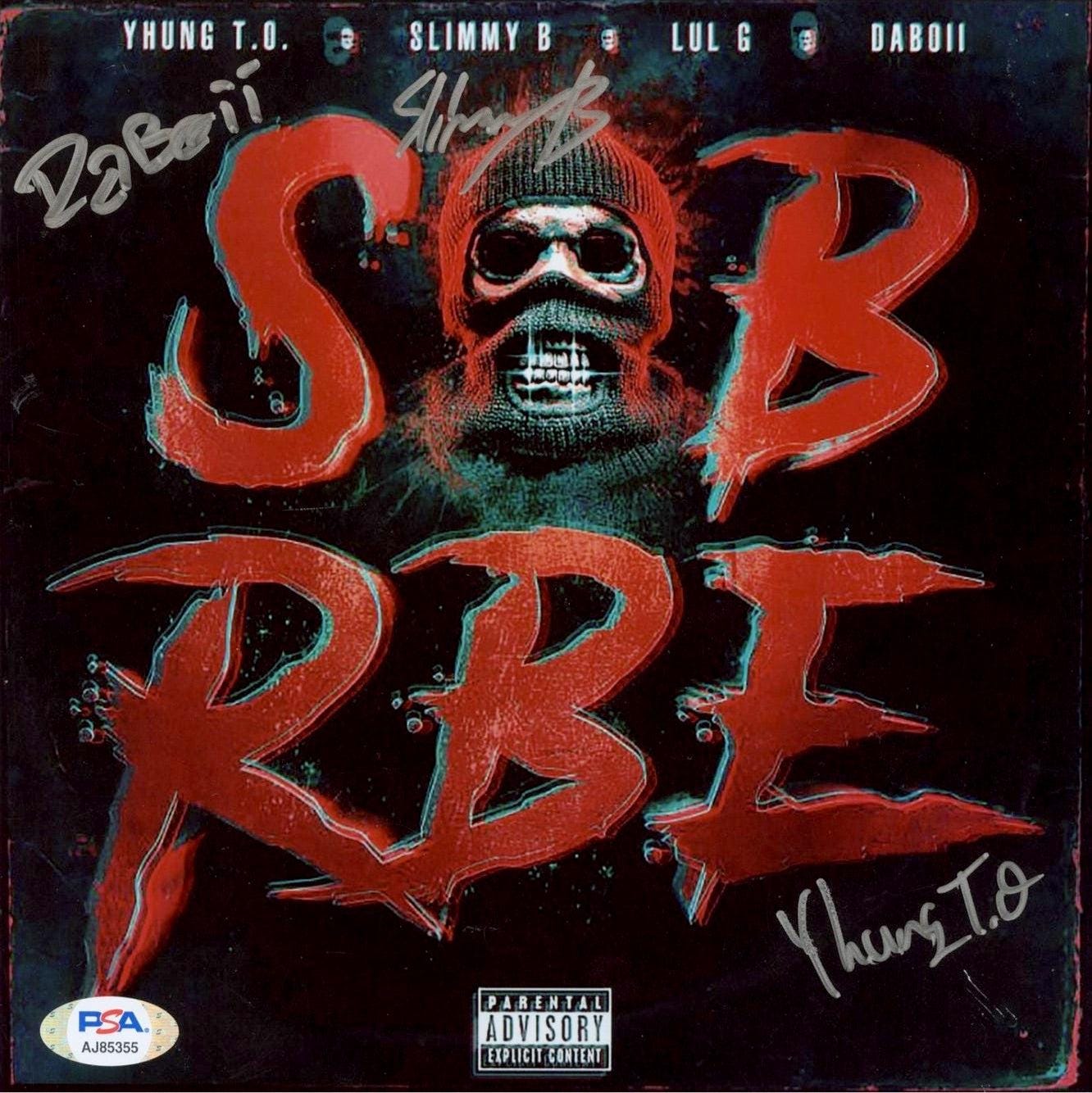 SOB X RBE Signed Autographed 8x8 “gangin” Photo Psa/dna Authenticated ...
